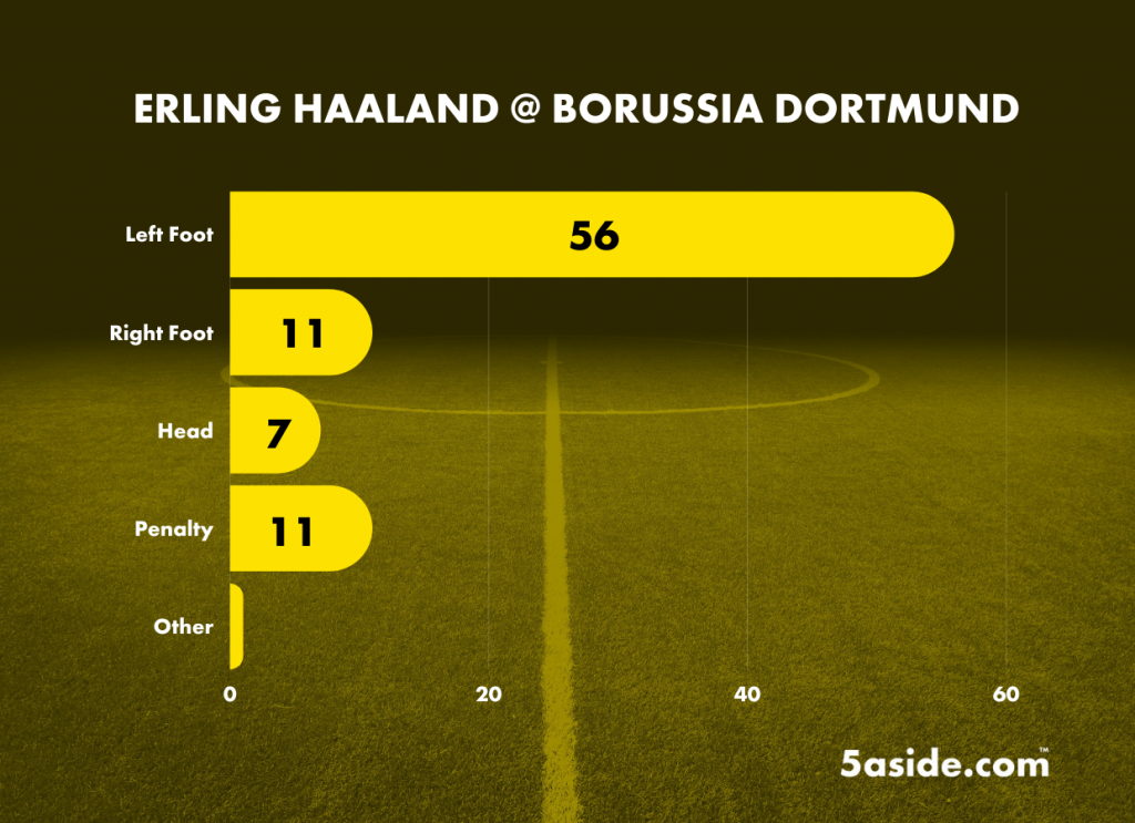 Erling Haaland Player Profile: Career Stats, Records Broken & Awards