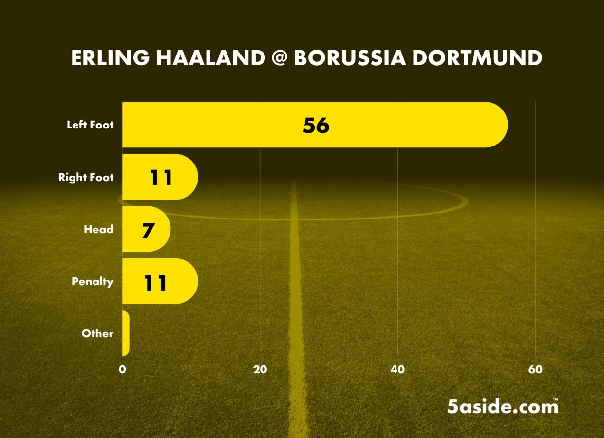 Erling Haaland Player Profile: Career Stats, Records Broken & Awards